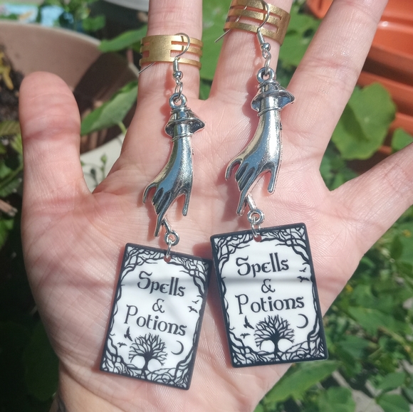 Hand Crafted | Jewelry | Witch Earrings | Poshmark